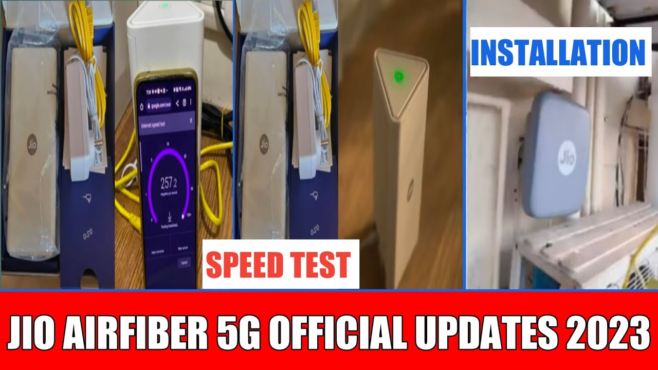 🚨 Jio AIRFIBER 5G Launch Date ⚡ PRICE ⚡ Speed Test ⚡ Installation ⚡ ...