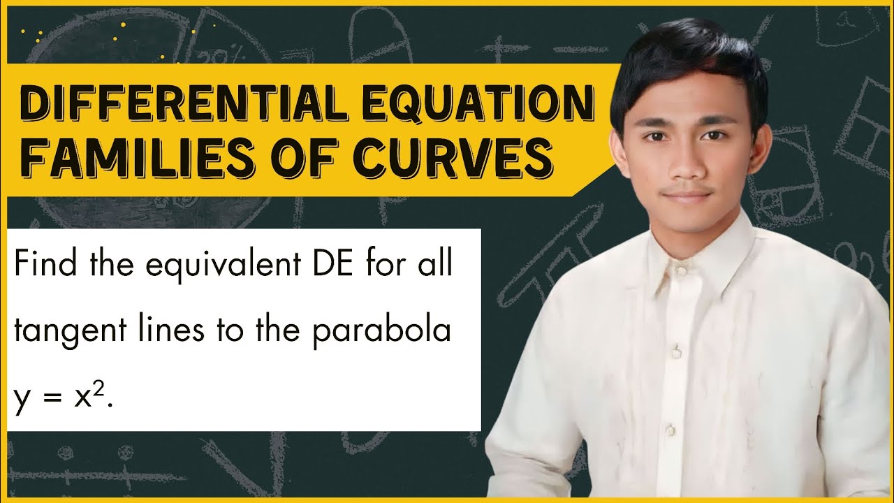 Differential Equations: Families of Curves - YouTube