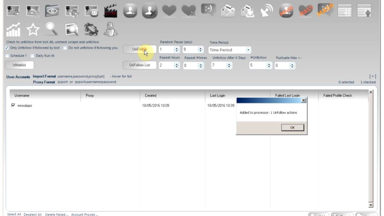 InstaDUB Getting started pt3 unfollow - YouTube