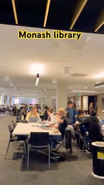 Studying late at Monash library, focused and calm.#study#night #exam # ...