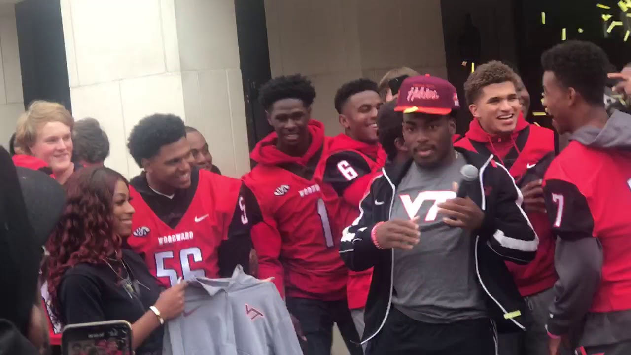 Tahj Gary commits to Virginia Tech - YouTube