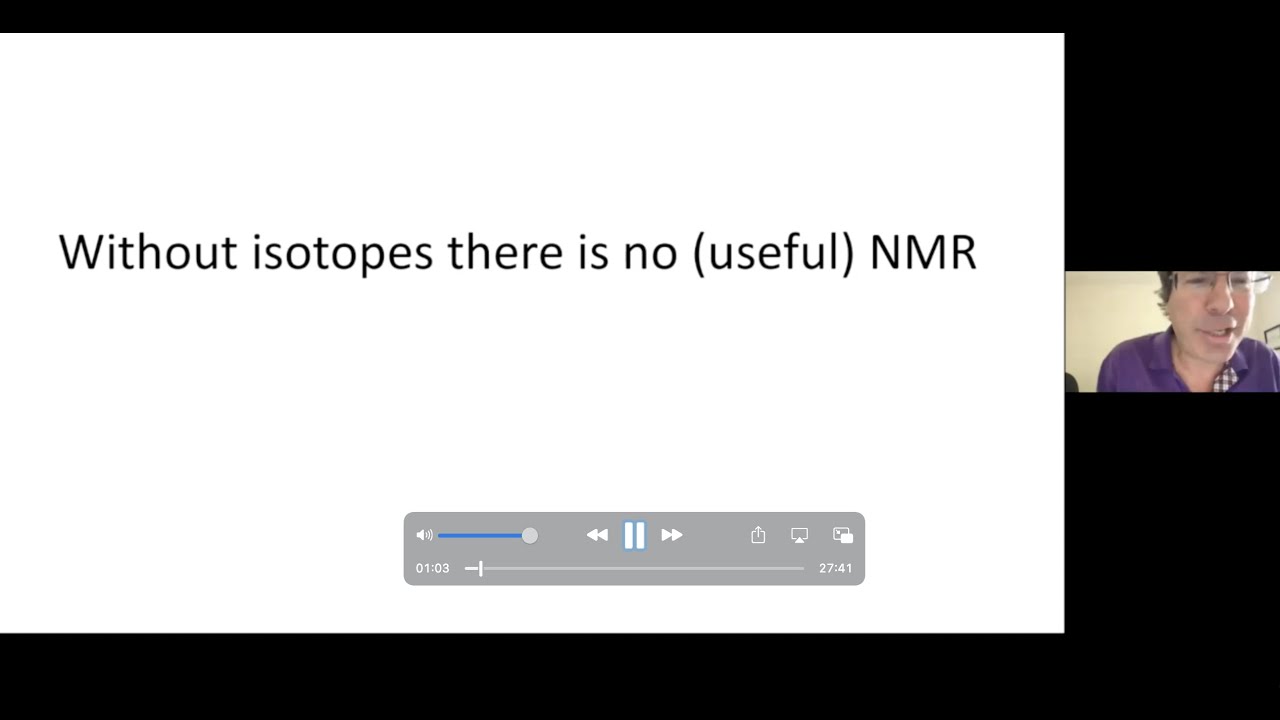 Isotope Day 2021-NMR with Lewis Kay, PhD - YouTube