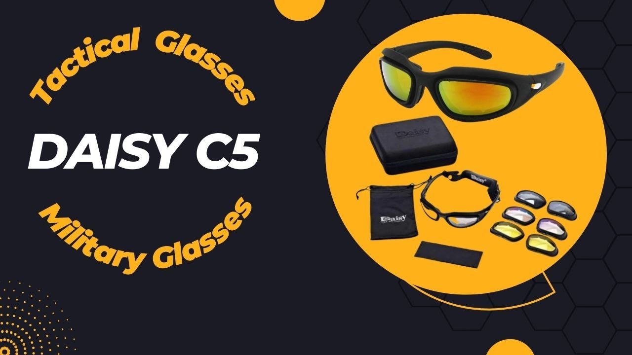 Unboxing Daisy C5 Polarized Goggles | Military Glasses | Tactical ...