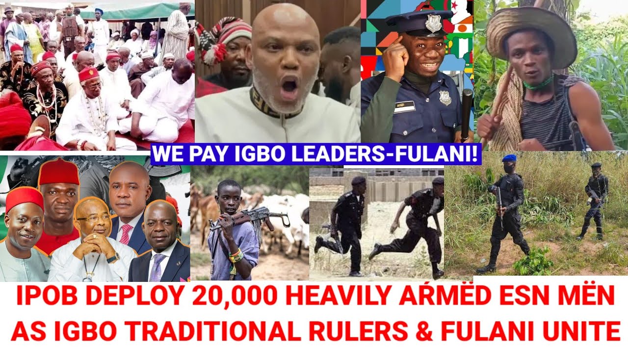 E Don Red! Igbo Traditional Rulers On The Run As IPOB Deploy 20,000 ...