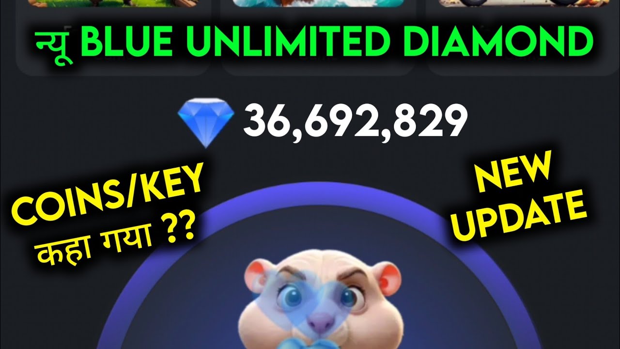 Coins vs Diamond 💎 Hamster Kombat Diamond Trick | Blue Diamond| Hamster ...