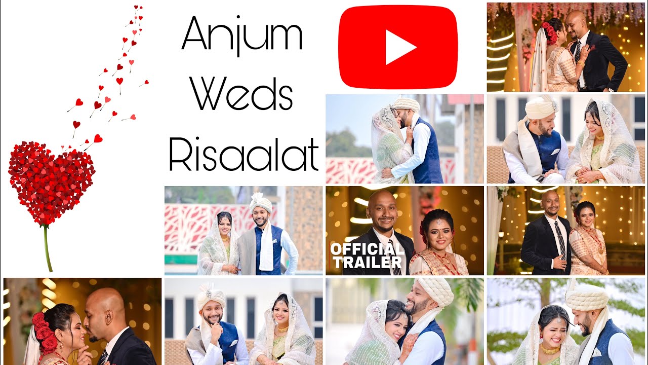 The Official Wedding Trailer of Anjum and Risaalat ft. SR Photowork and ...