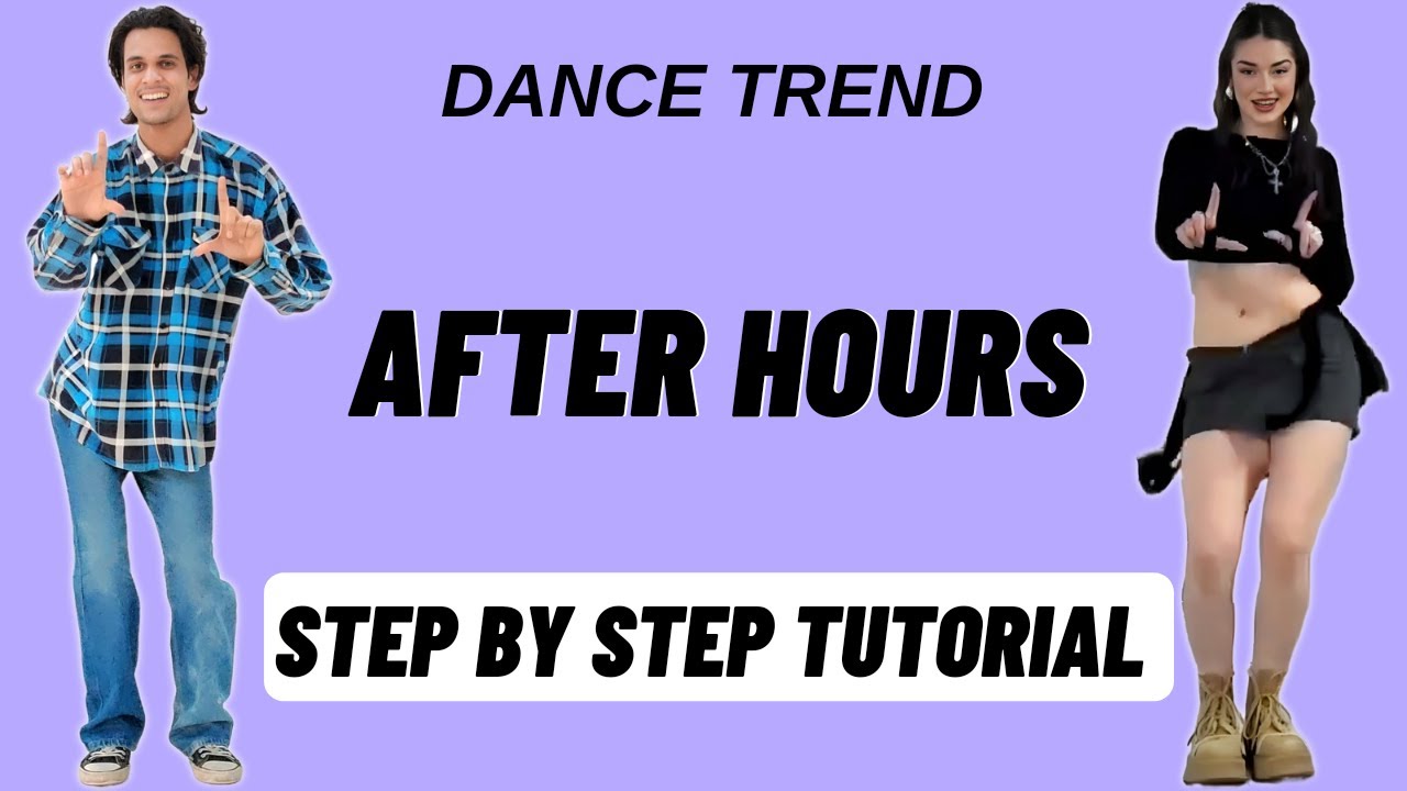 After Hours Reels Dance Trend Tutorial | After Hours Dance Challenge Tutorial - YouTube