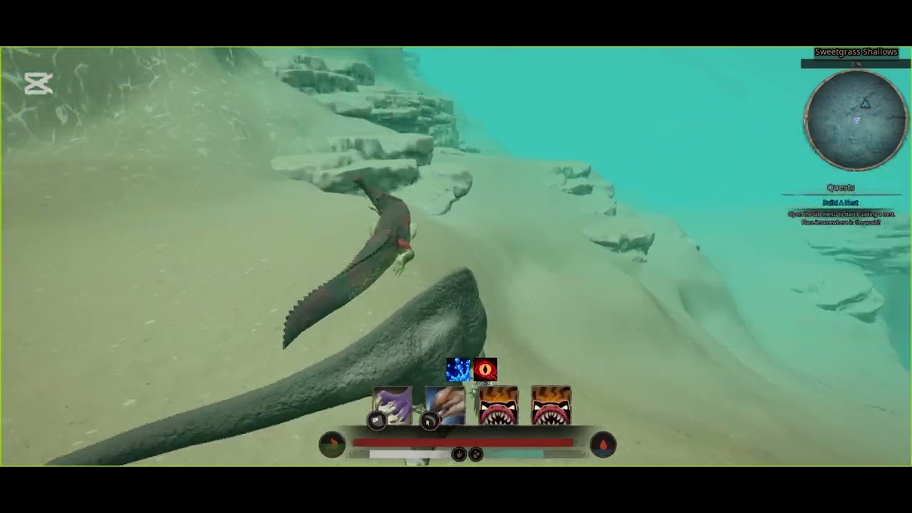 Duck vs Sarco path of titans #pathoftitans #pvp #sarcosuchus #deinocheirus - YouTube