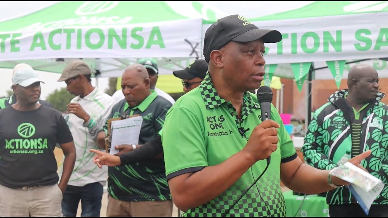 ActionSA #RegisterToFixSA voter registration campaign launch - YouTube