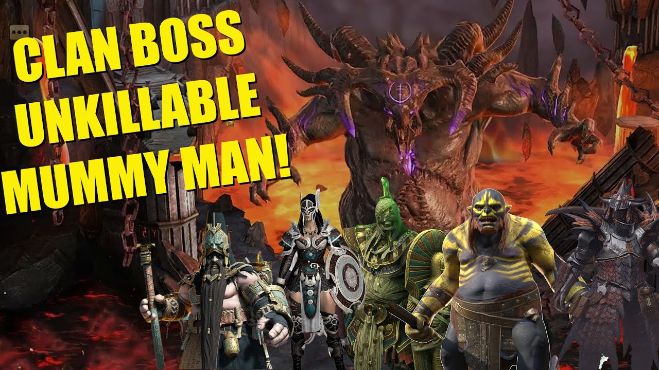 Unkillable Mummy Man Team Up And Running In Clan Boss! Tips & Tricks! # ...