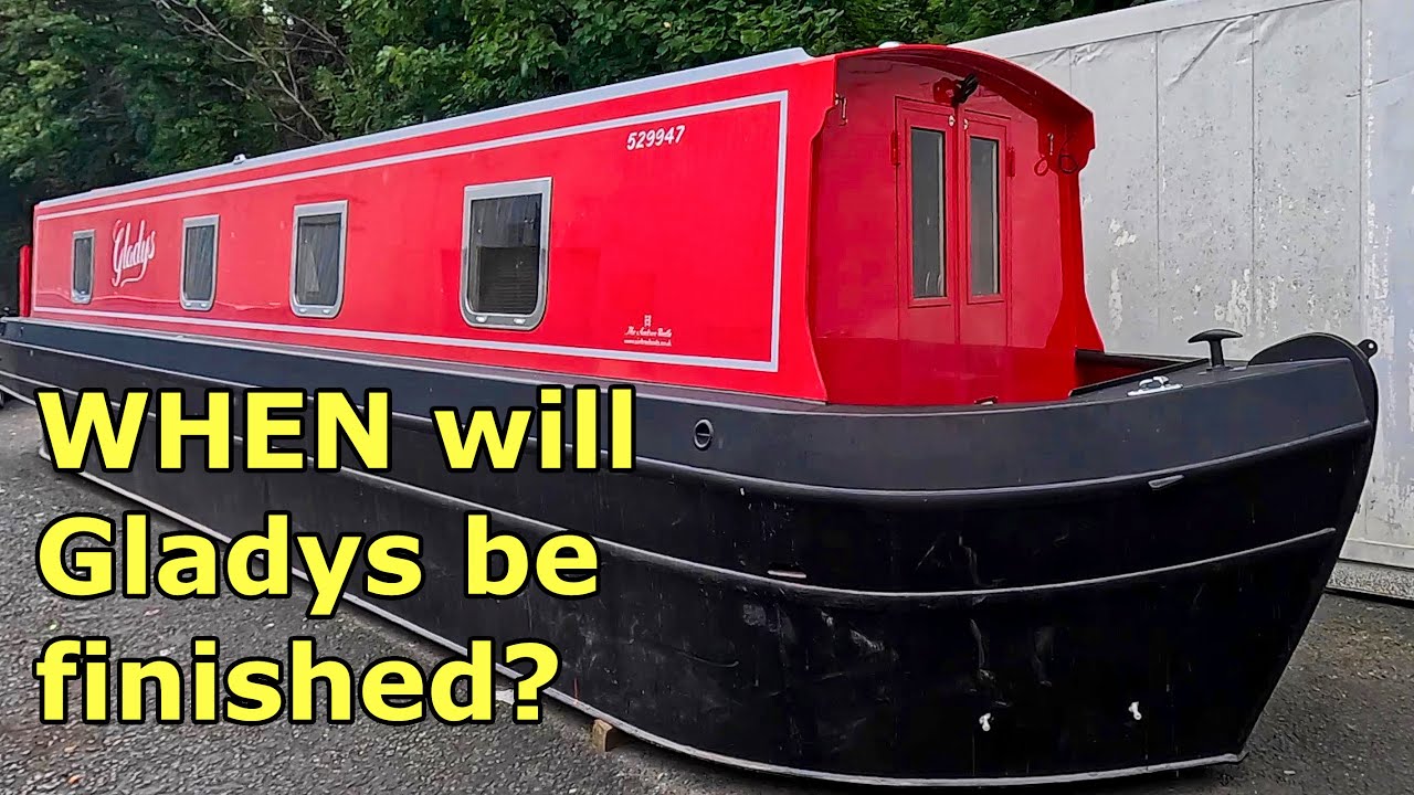 WHEN WILL Narrowboat Gladys be on a canal? My 6th visit to Aintree ...
