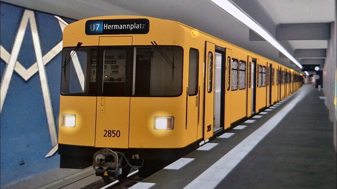 TS2009 U-Bahn Sim Berlin: Aussetzer auf der U7 von Rudow nach ...