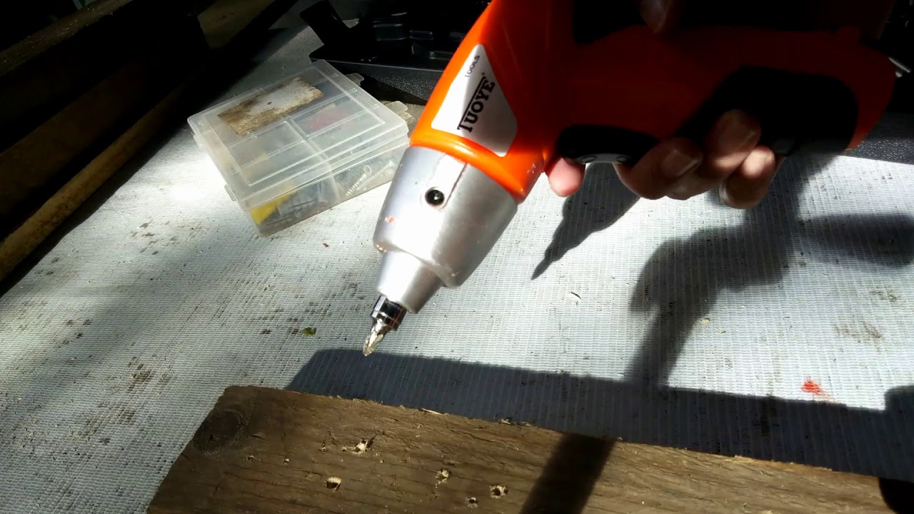 SHOPEE TOUYE CORDLESS SCREWDRIVER REVIEW | 359 PESOS ONLY! - YouTube