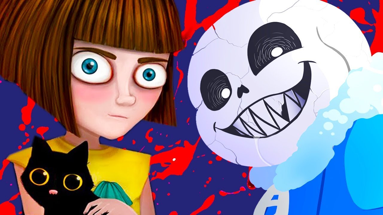 ФРЕН БОУ И ЗЛОЙ САНС - [Fran Bow + Undertale] - YouTube