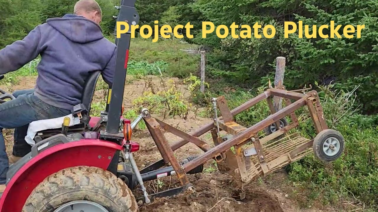 I Built A Potato Harvester Using Only Junk Digging 750lbs Of
