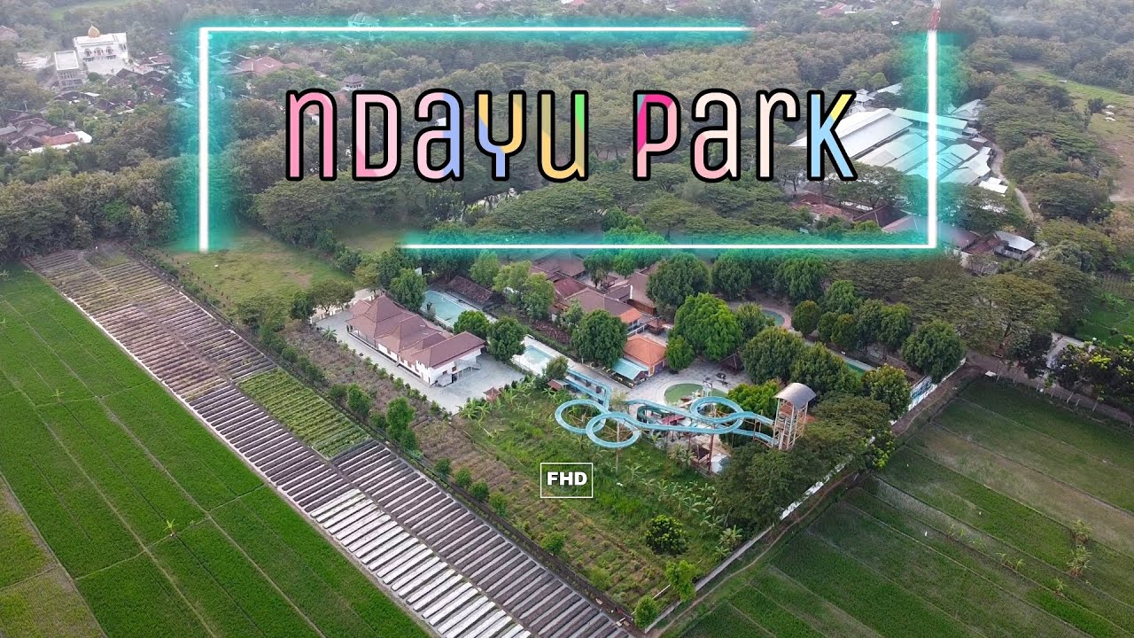 Ndayu Park Sragen 2021 | Drone View - YouTube