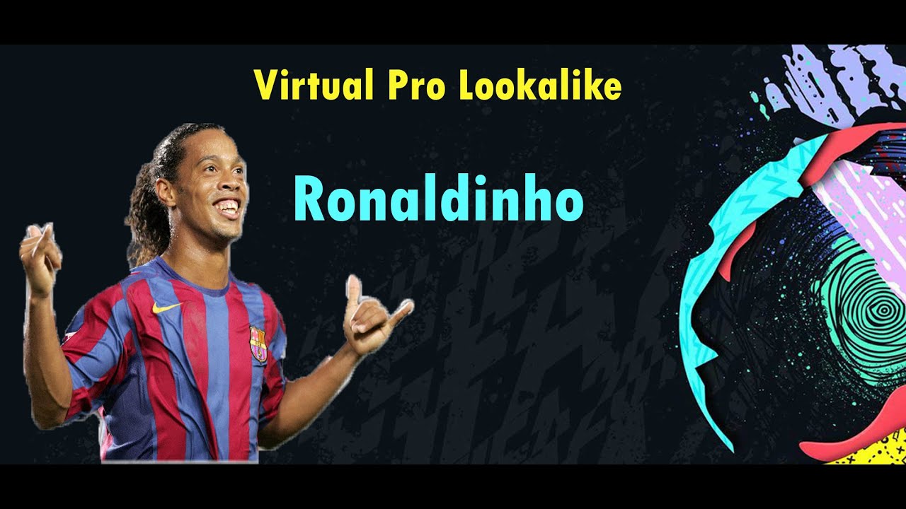 Ronaldinho FIFA20 Pro clubs look alike//Virtual pro tutorial - YouTube