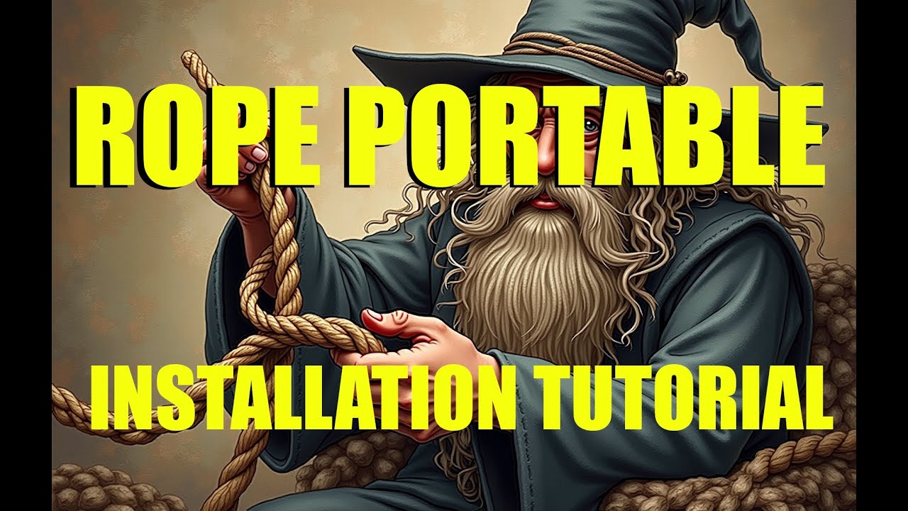Beginner Friendly: Rope-Next Portable (Installation Tutorial) - YouTube