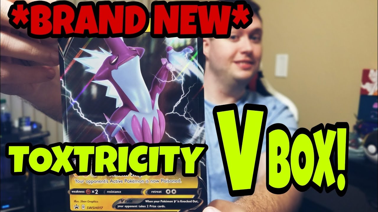 BRAND NEW TOXTRICITY V BOX OPENING | holographic and ultra rare cards ...