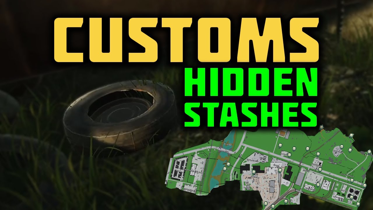 Every Hidden Stash / Cache Guide In Customs | Escape From Tarkov - YouTube