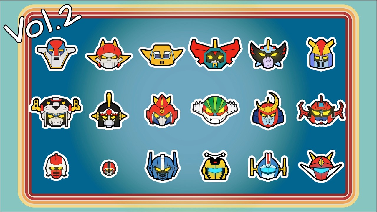 4K Best of Classic Japanese Super Robot Vol.2 Transformations & Attacks ...