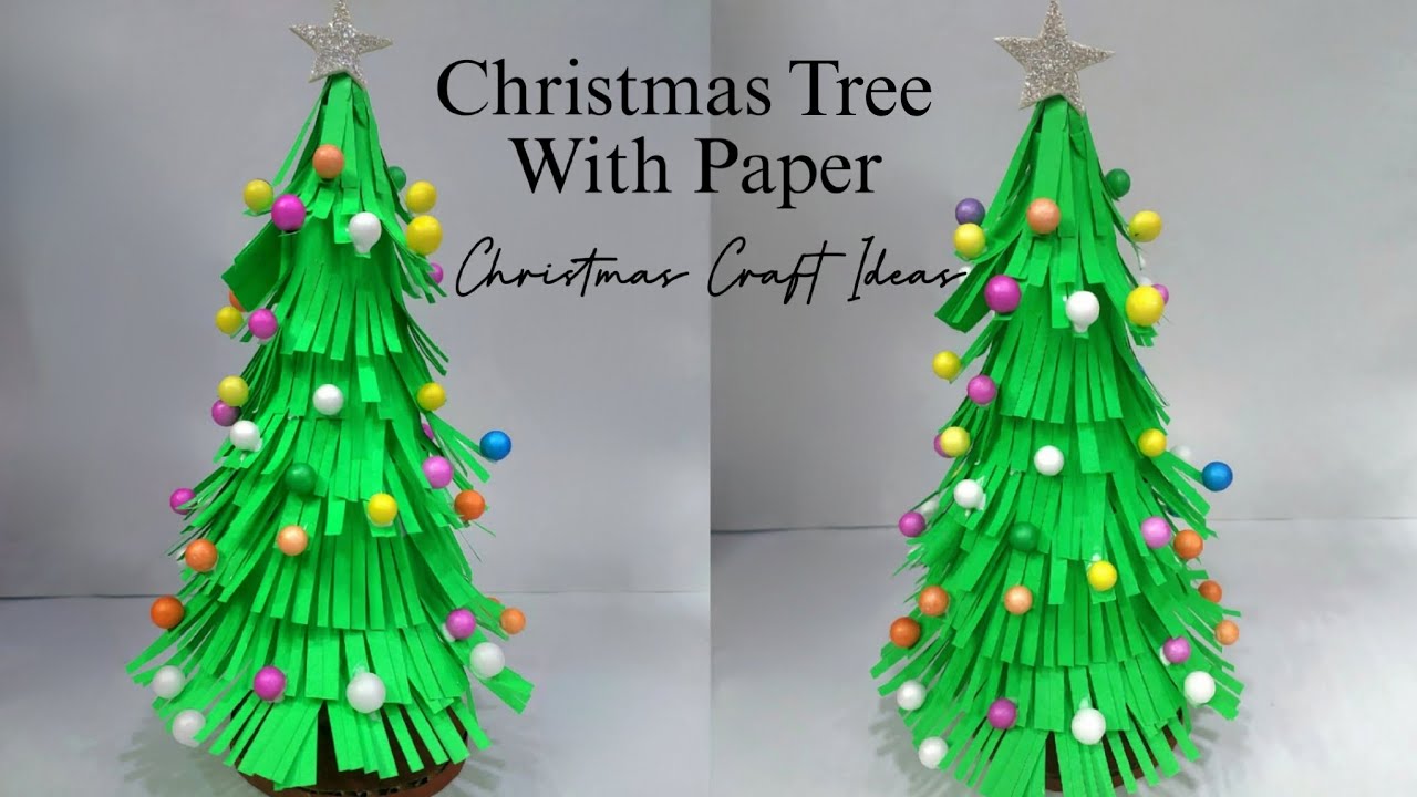 How to make Paper Christmas Tree🎄|| DIY Christmas tree|| Dreaming In ...