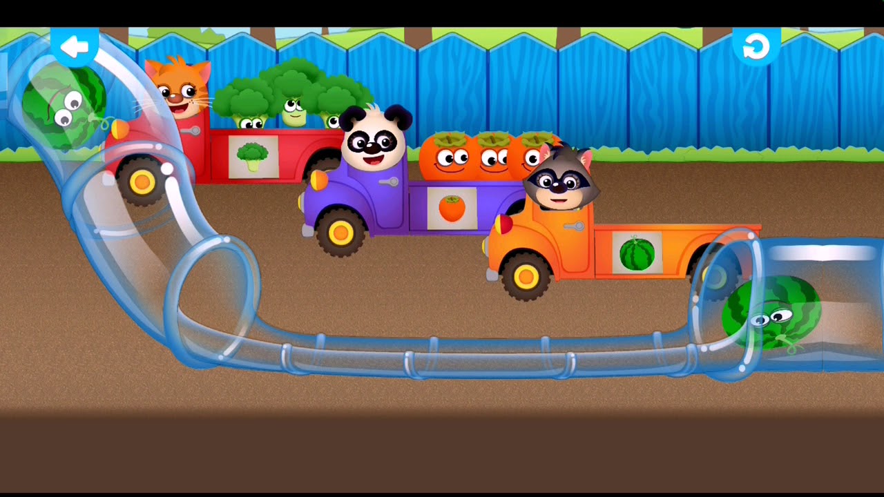 FRUITS AND VEGETABLES GAME FOR KIDS | LEARNING ABOUT FRUITS AND ...