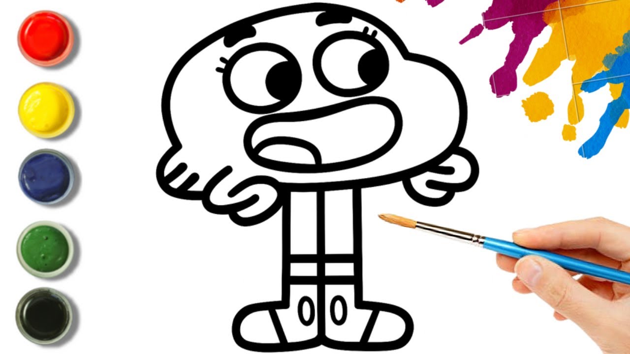 How To Draw Darwin Step By Step | Easy Drawing For Kids | Waji Drawing ...