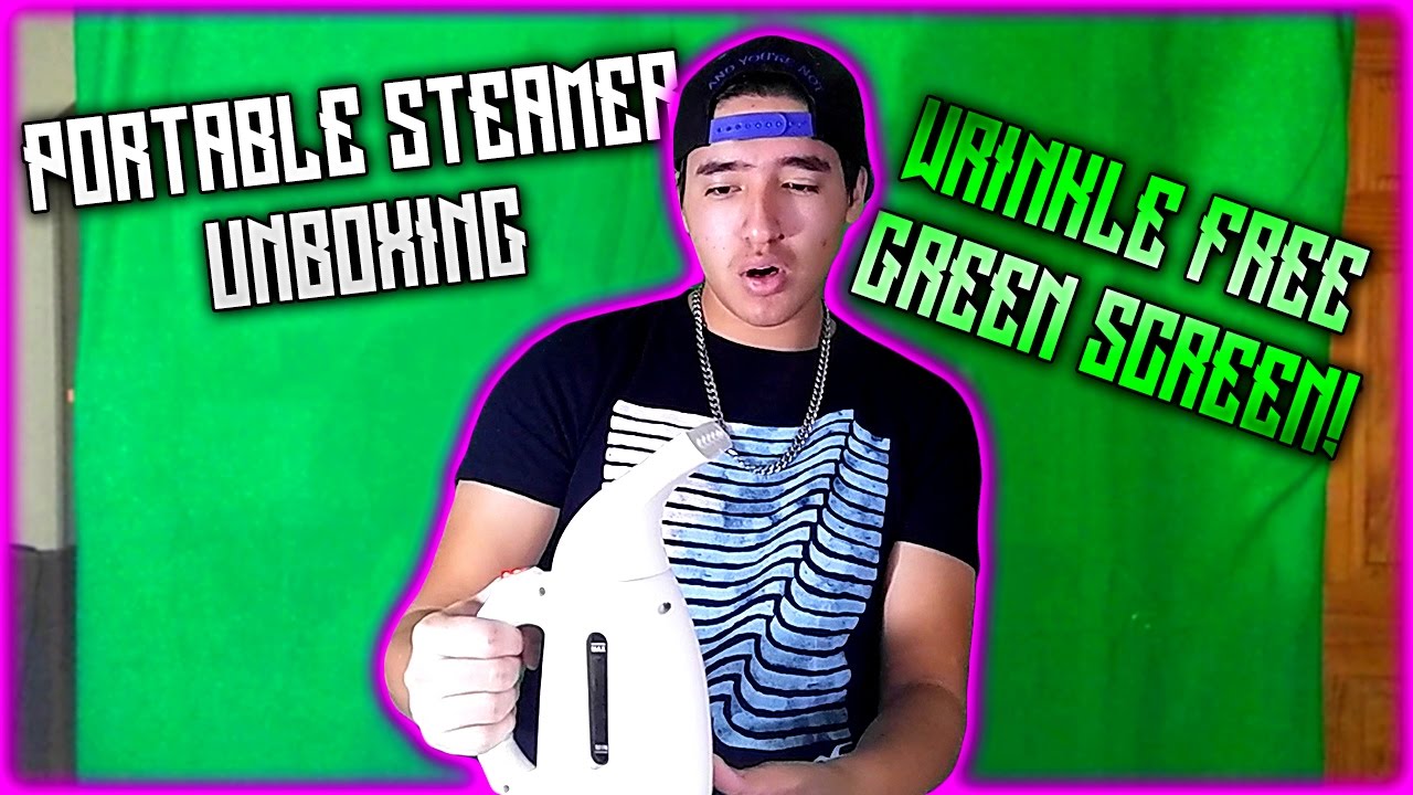 How To Remove Green Screen Wrinkles (Housmile Portable Garment Steamer ...