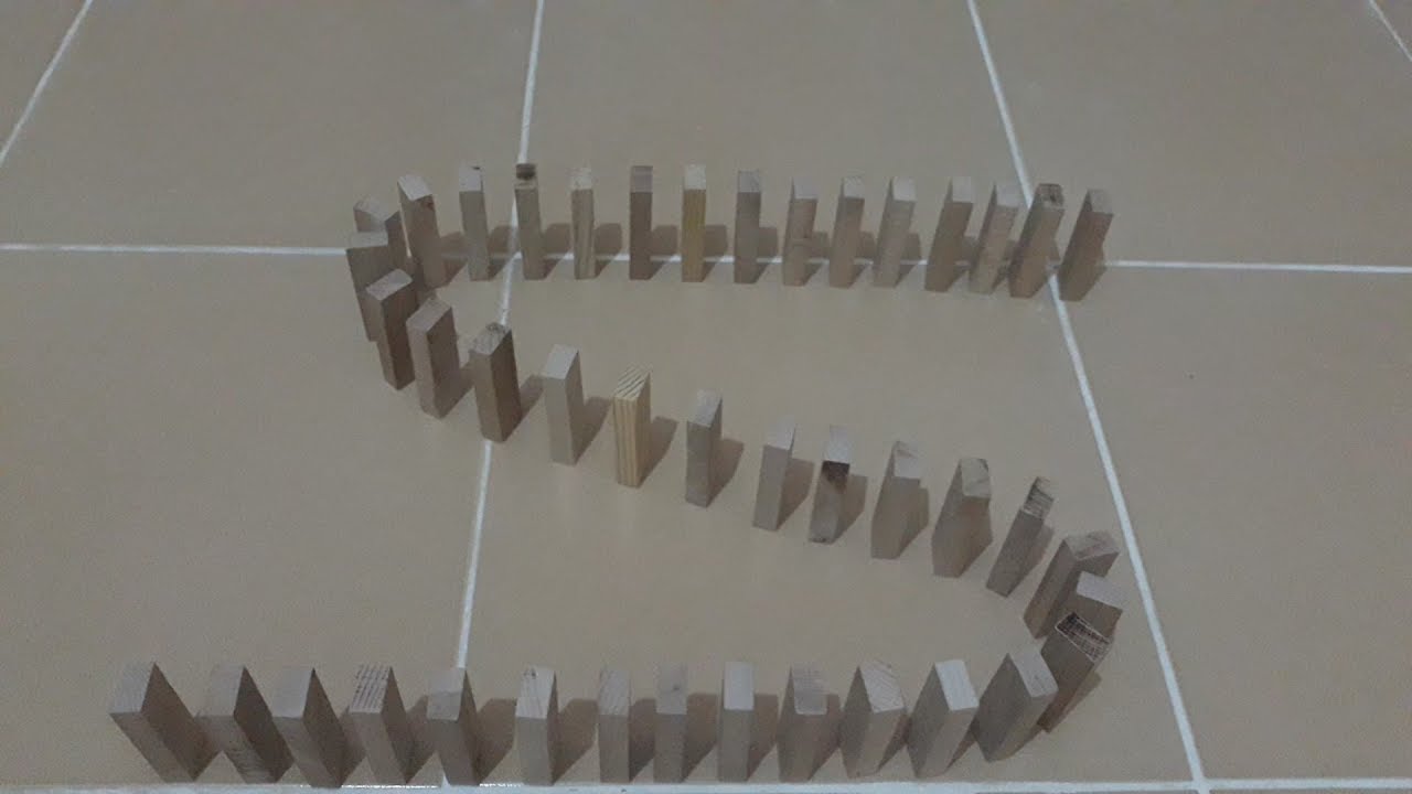 Dominos using Jenga Blocks ALPHABET-S - YouTube