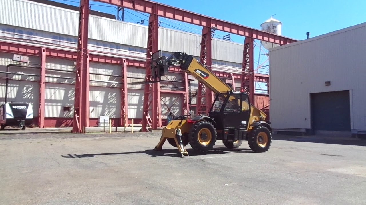 2014 Caterpillar TH417C Telescopic Forklift sn 174 - YouTube