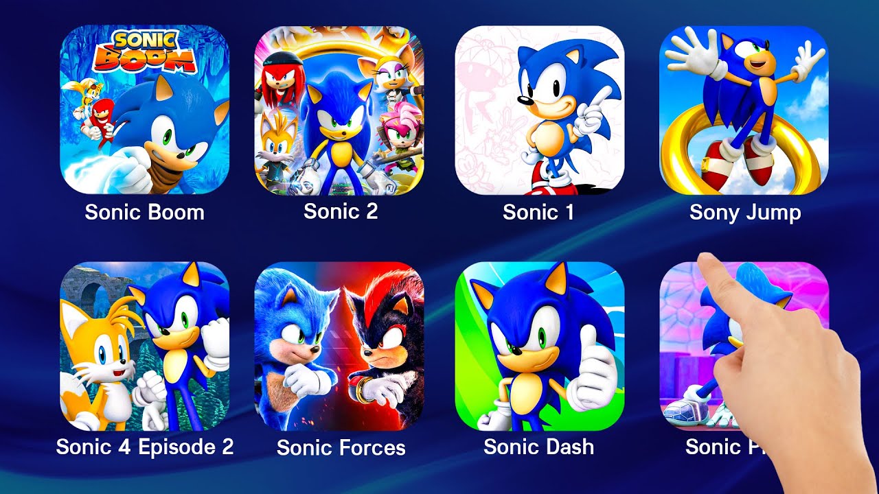 Sonic Boom, Sonic 2, Sonic 1, Sony Jump, Sonic 4 Episode 2, Sonic ...