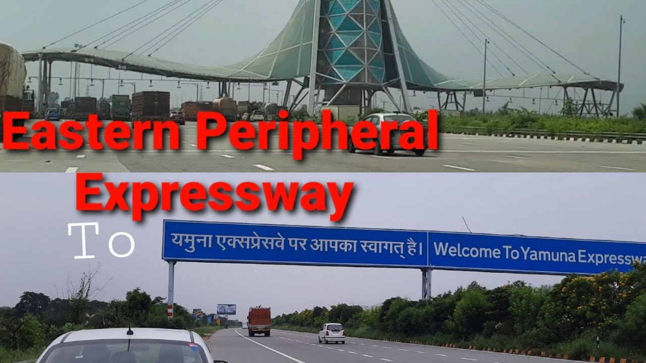 Eastern Peripheral Expressway To Yamuna Expressway # by car trip - YouTube