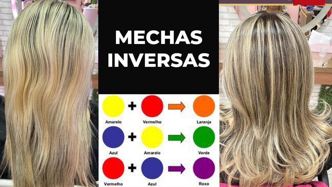 MECHAS INVERSAS - Como escurecer o loiro sem desbotamento? - YouTube