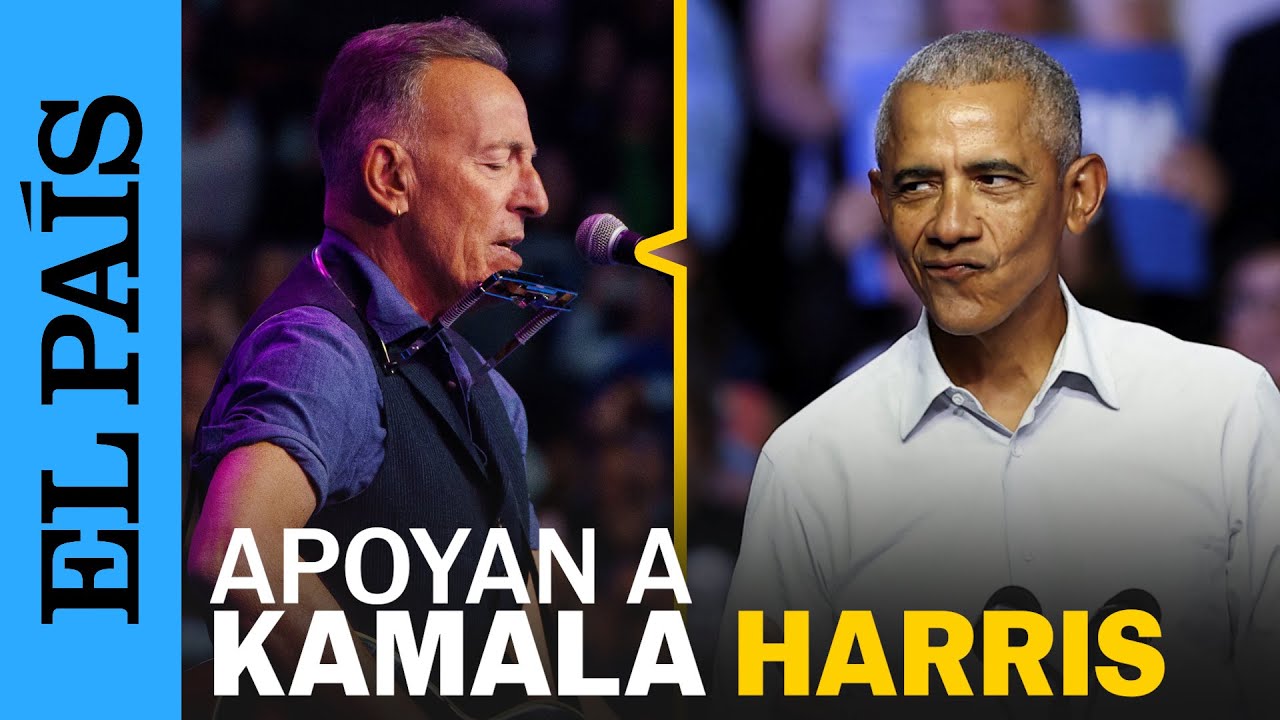 OBAMA Y SPRINGSTEEN hacen campaña por Harris en Filadelfia | EL PAÍS ...