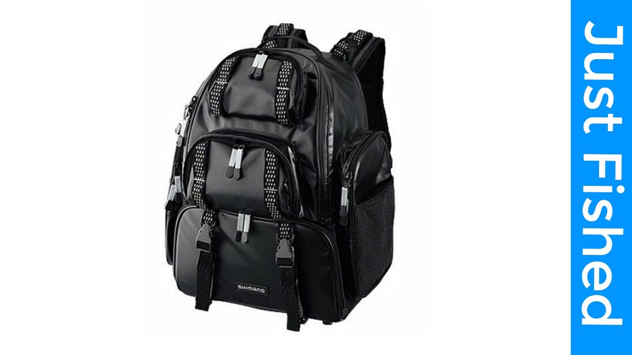 SHIMANO Backpack Fishing Tackle SystemBag XT Black DP-072K Size M - YouTube