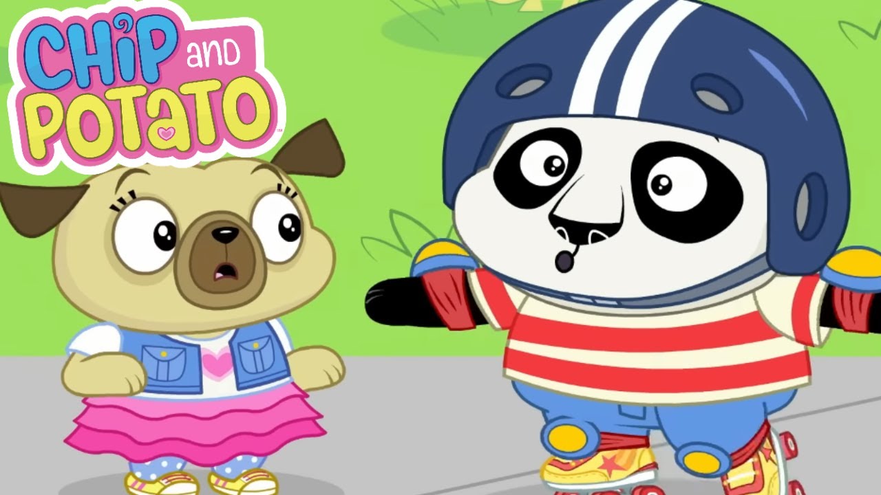 Chip and Potato | Chip Incredible Day Skating | Cartoons For Kids ...