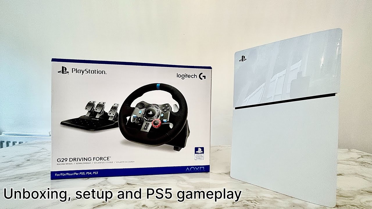 Logitech G29 Unboxing + Setup + PS5 Gameplay - YouTube