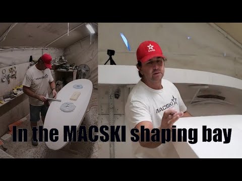 Start Waveski Surfing: in the MACSKI shaping bay (PART 1) / Shaping a ...