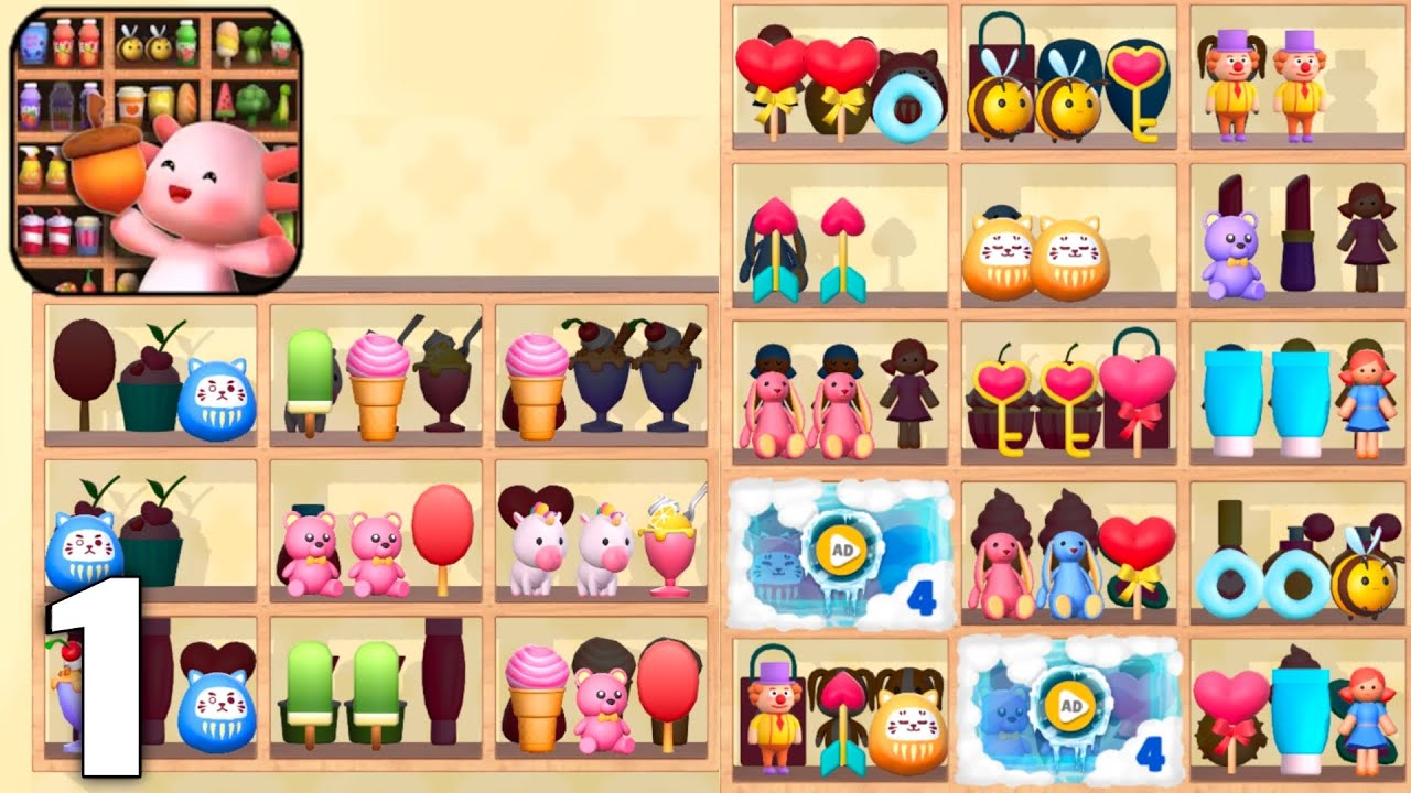 Triple Minded : 3D Sorting Game - Gameplay Walkthrough Part 1 All ...