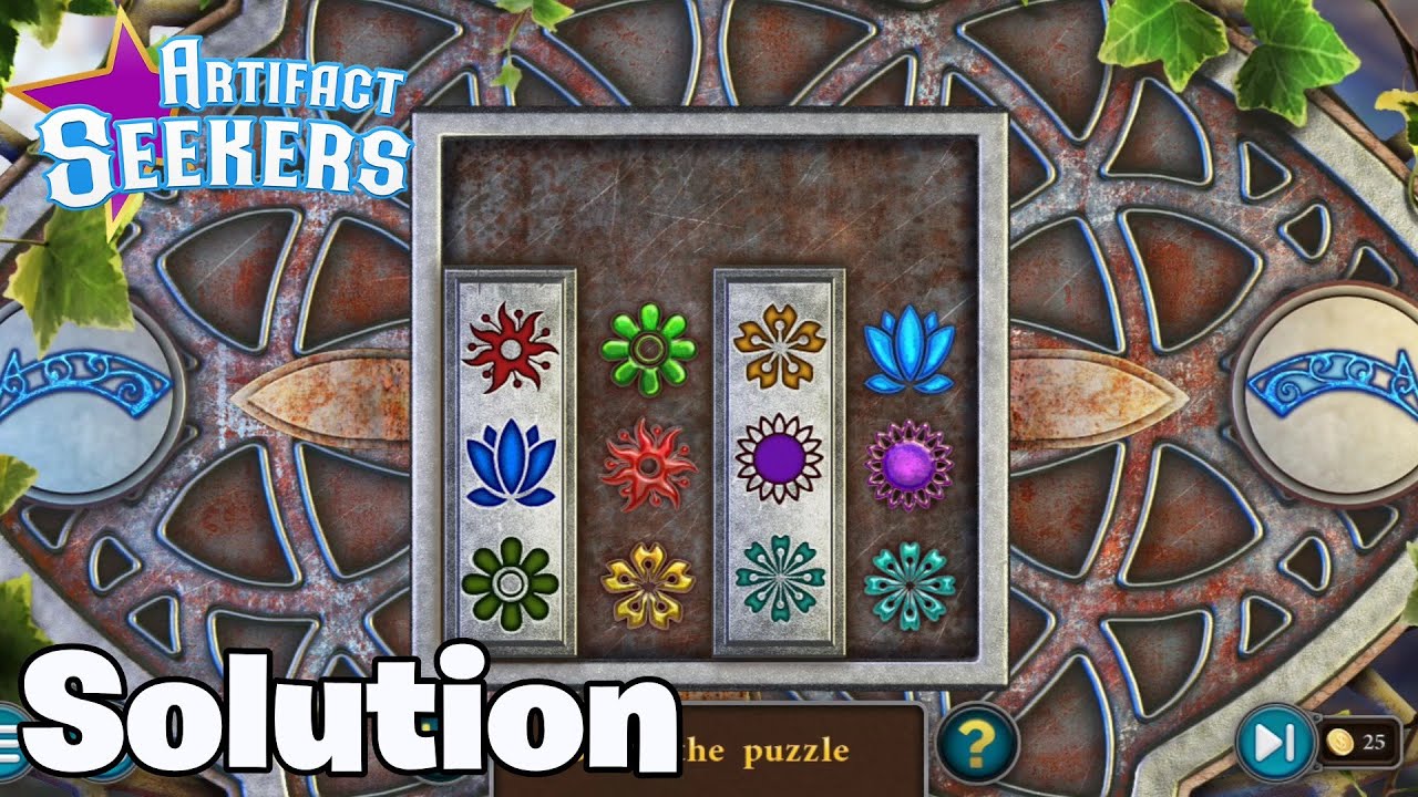 Artifact Seekers - Mini Game Puzzle 8 Match figures - Solution - YouTube