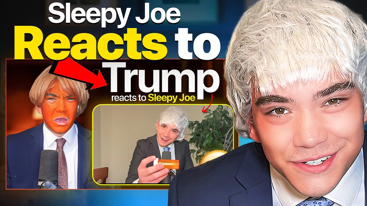 Sleepy Joe Reacts to Donald Trump Reacting to Sleepy Joe - YouTube