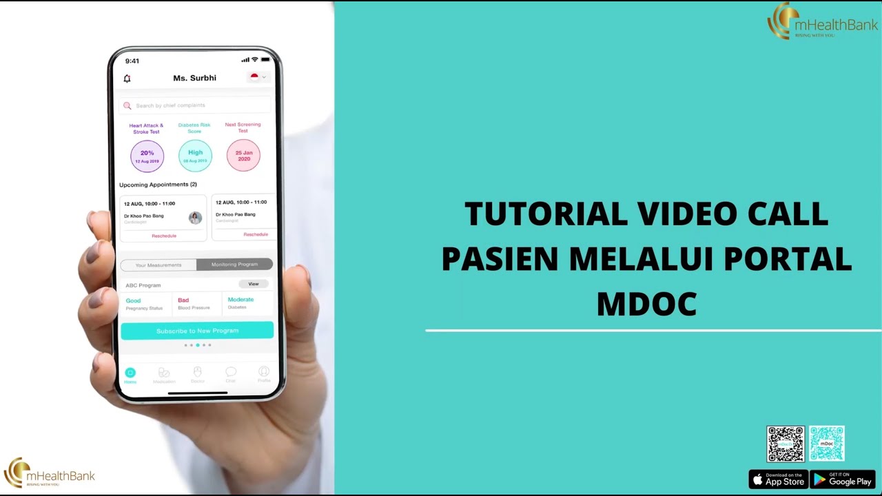 Tutorial Video Call Dokter dengan Pasien melalui Portal mDoc - YouTube