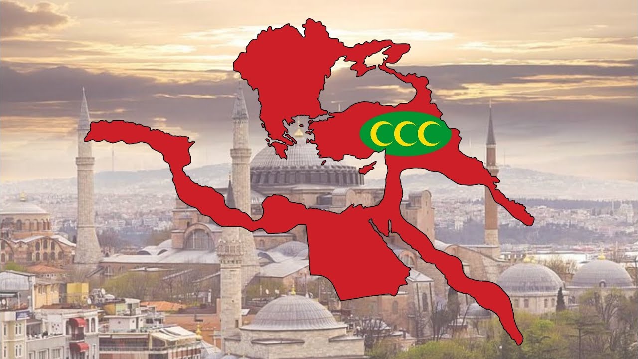 Ottoman Empire ¦ Flag Map Speedart - YouTube