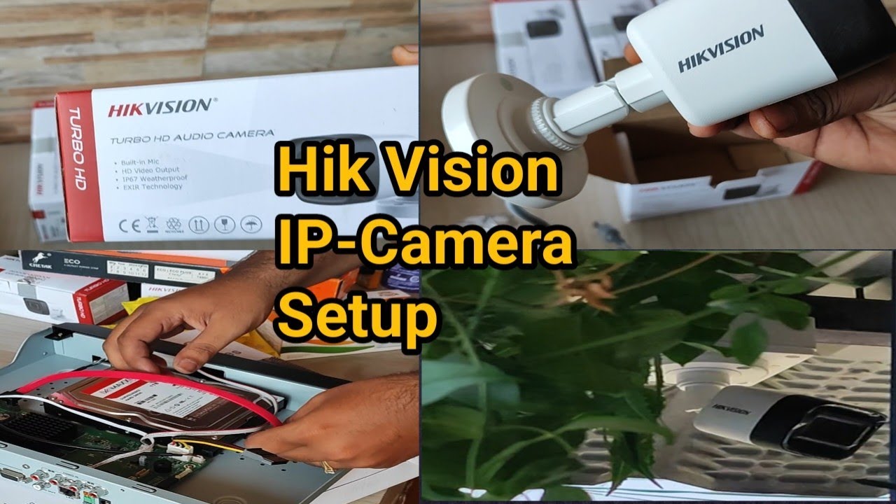HikVision -8 channel IP Camera Installation & setup 2025/Achu jaishu ...