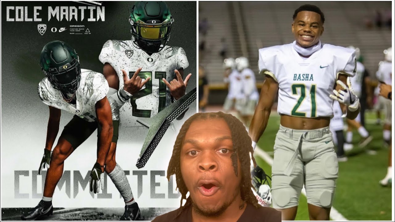 Cole Martin Highlights Reaction! Oregon Commit Cole Martin Highlights ...