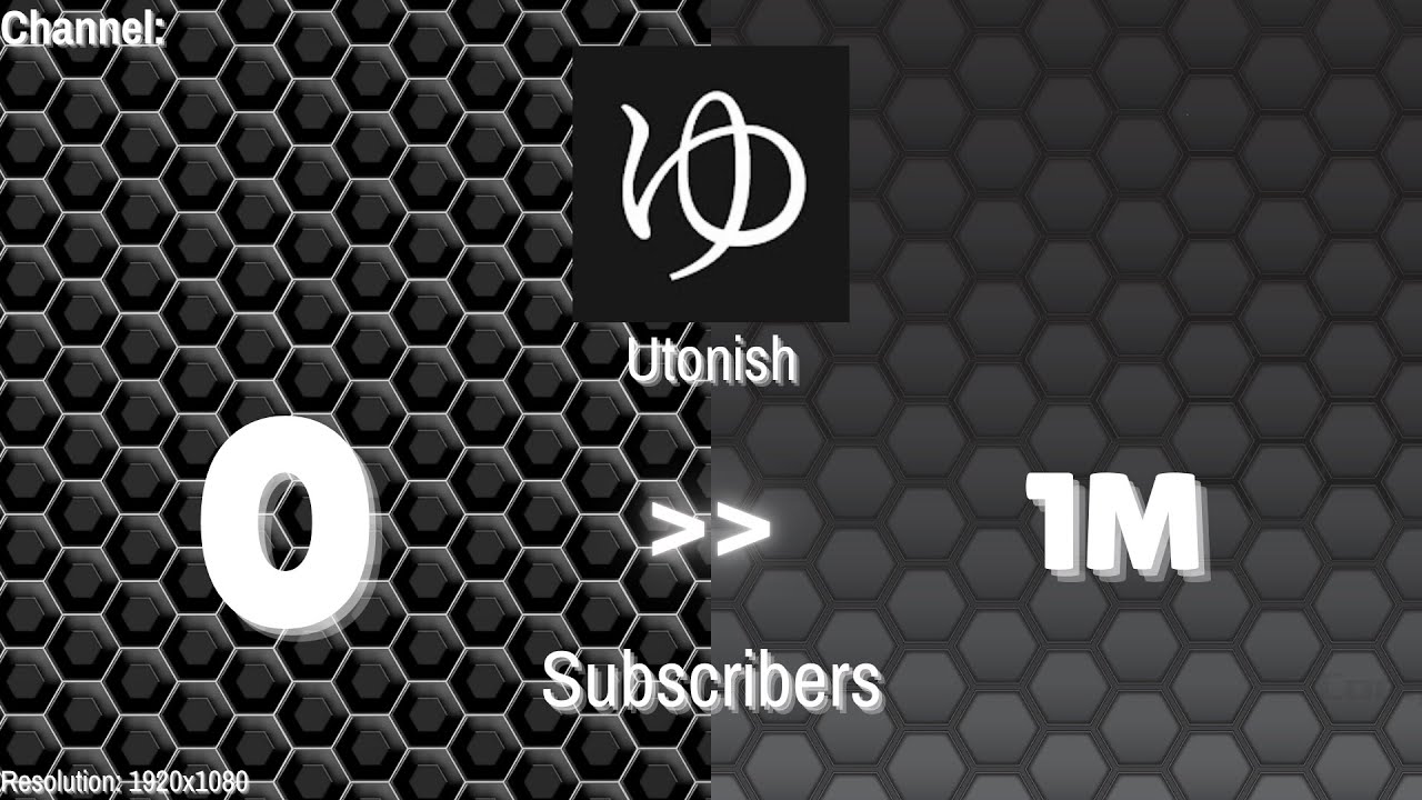 Utonish {@Utonish} from 0 to 1M Subscribers - YouTube