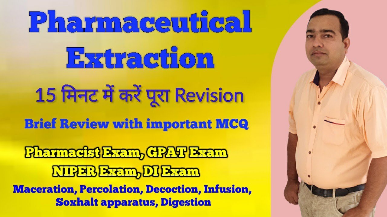 Pharmaceutical Extraction Maceration Percolation Decoction pharmaceutical-extraction-maceration-percolation-decoction