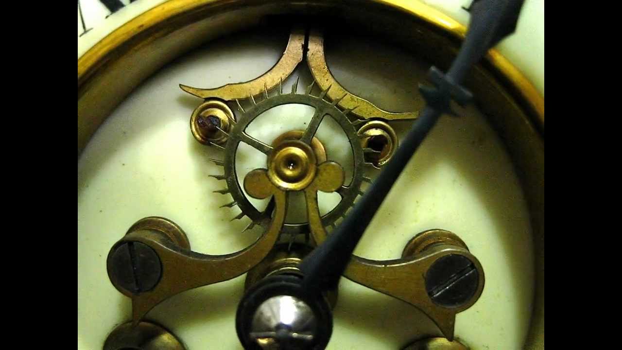 My french brocot escapement - YouTube
