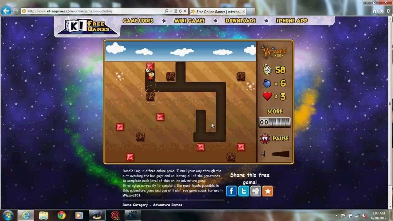 (Best hack EVER) Doodle Dug hack tutorial by likikes12 MY HACK!!! - YouTube